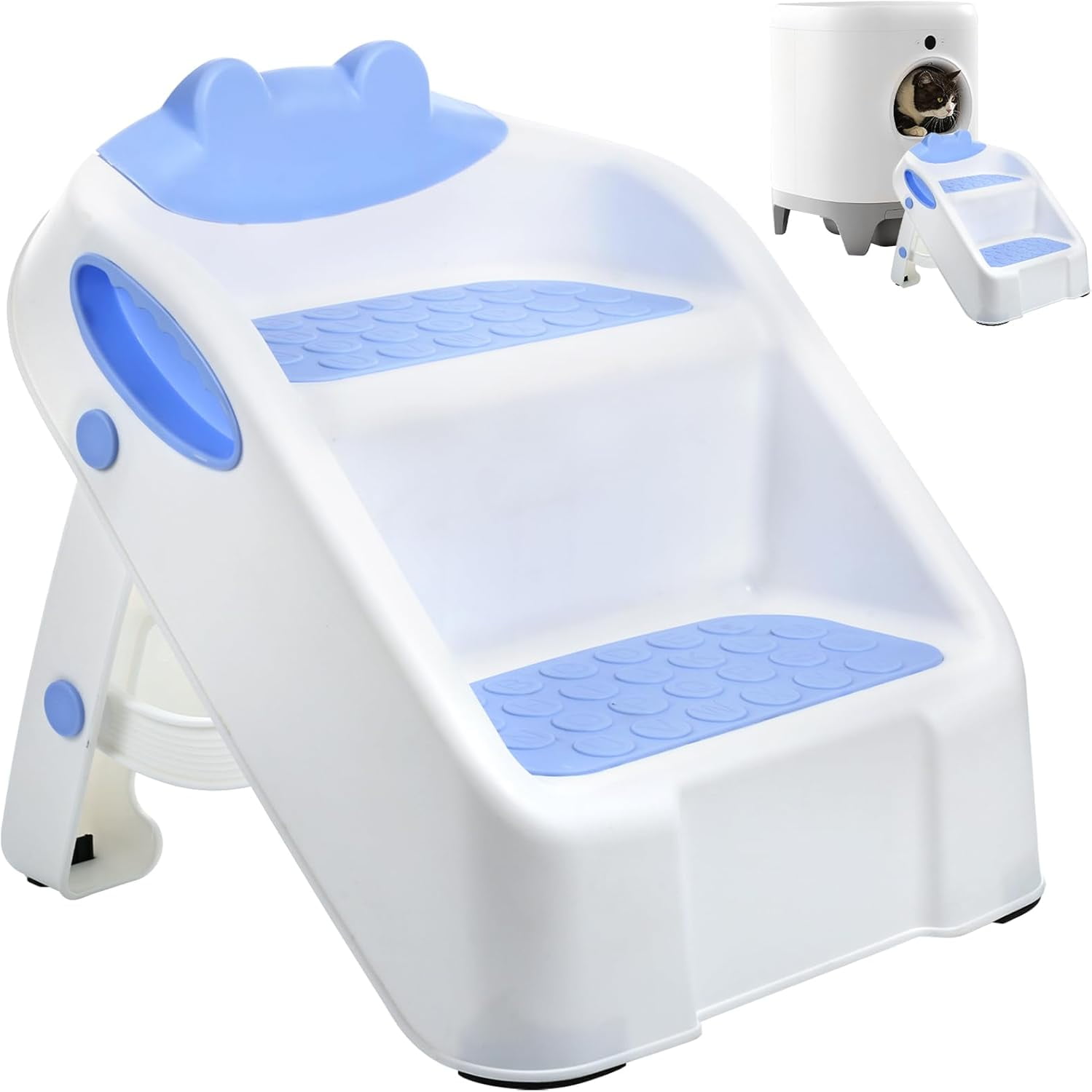 Cat Ramp for Litter Box Litter Box Ramp Custom Fit for Automatic Cat ...