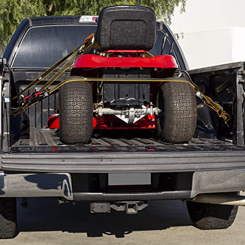 Cat Ratcheting Tie Down 4 Piece Strap Set, Ratchet Straps, 1,100 Pound ...