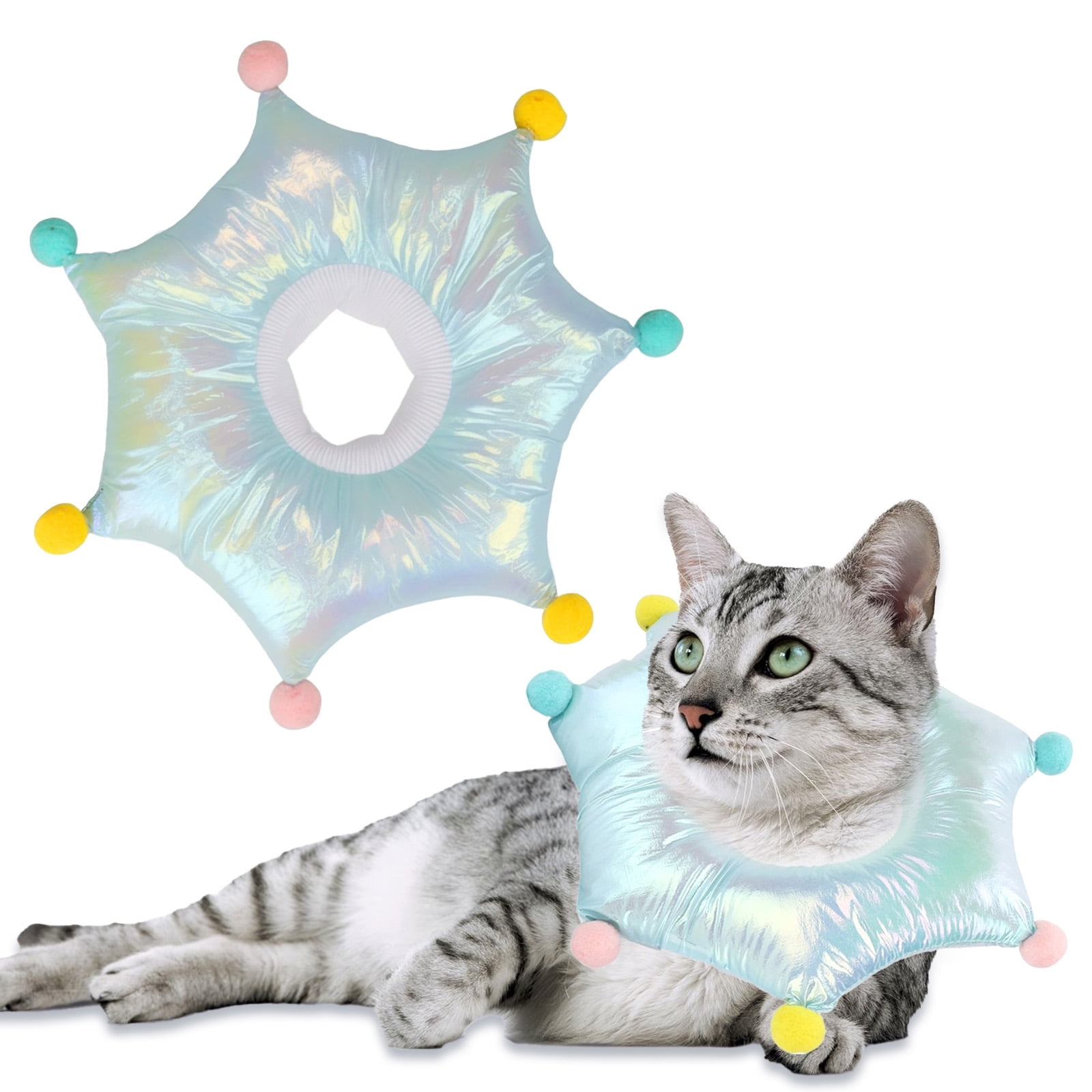 Cat Recovery Collar, Cat Collar Cute Cat Small Dog Neck Cone After ...