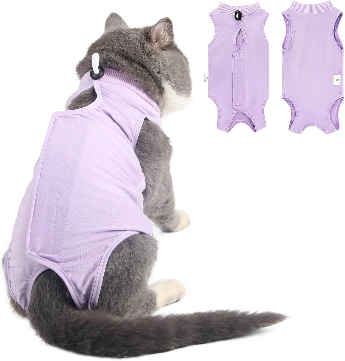 Cat Recovery Suit for Abdominal Wounds or Skin Diseases, Cat Onesie for ...