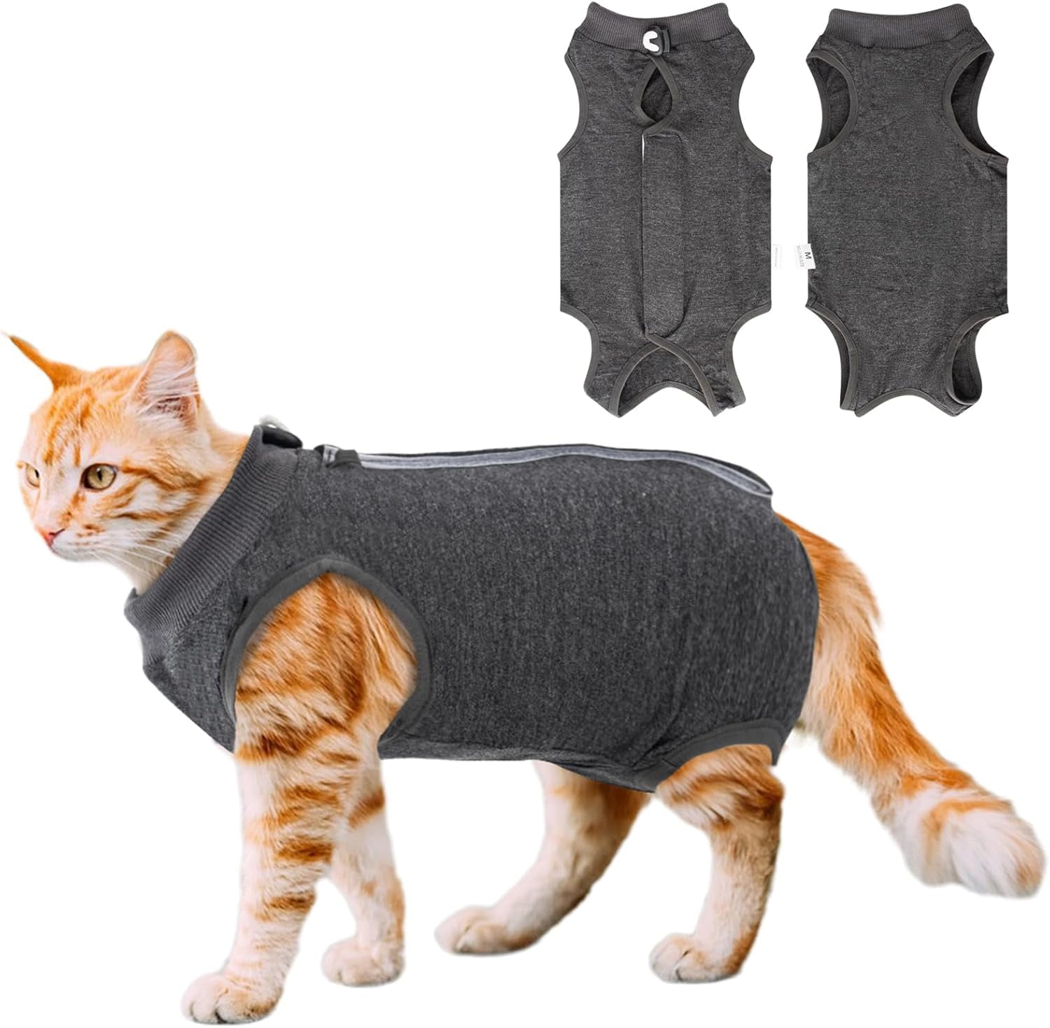 Cat Recovery Suit for Abdominal Wounds or Skin Diseases, Cat Onesie for ...