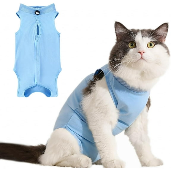 Cat Recovery Suit for Abdominal Wounds or Skin Diseases, Cat Onesie for ...
