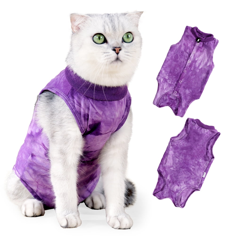Cat Recovery Suit Cat Neutering Clothing Post-Surgery or Skin Diseases ...