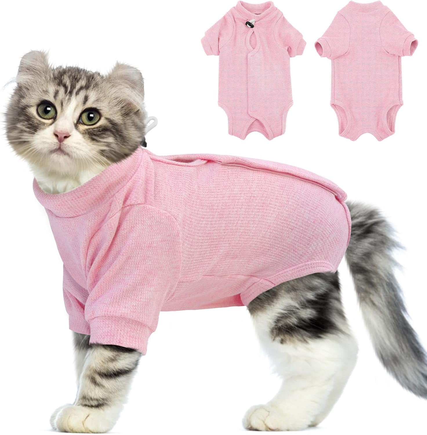 Cat Recovery Suit Female Anti-Licking Full Body Cat Surgery Recovery ...