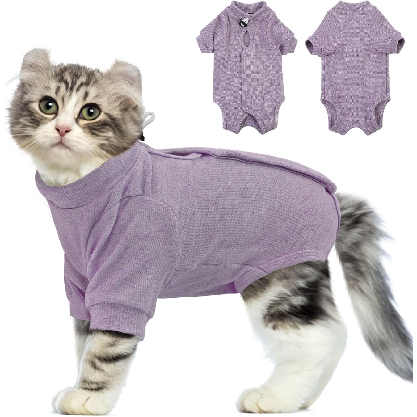 Cat Recovery Suit Female Anti-Licking Full Body Cat Surgery Recovery ...