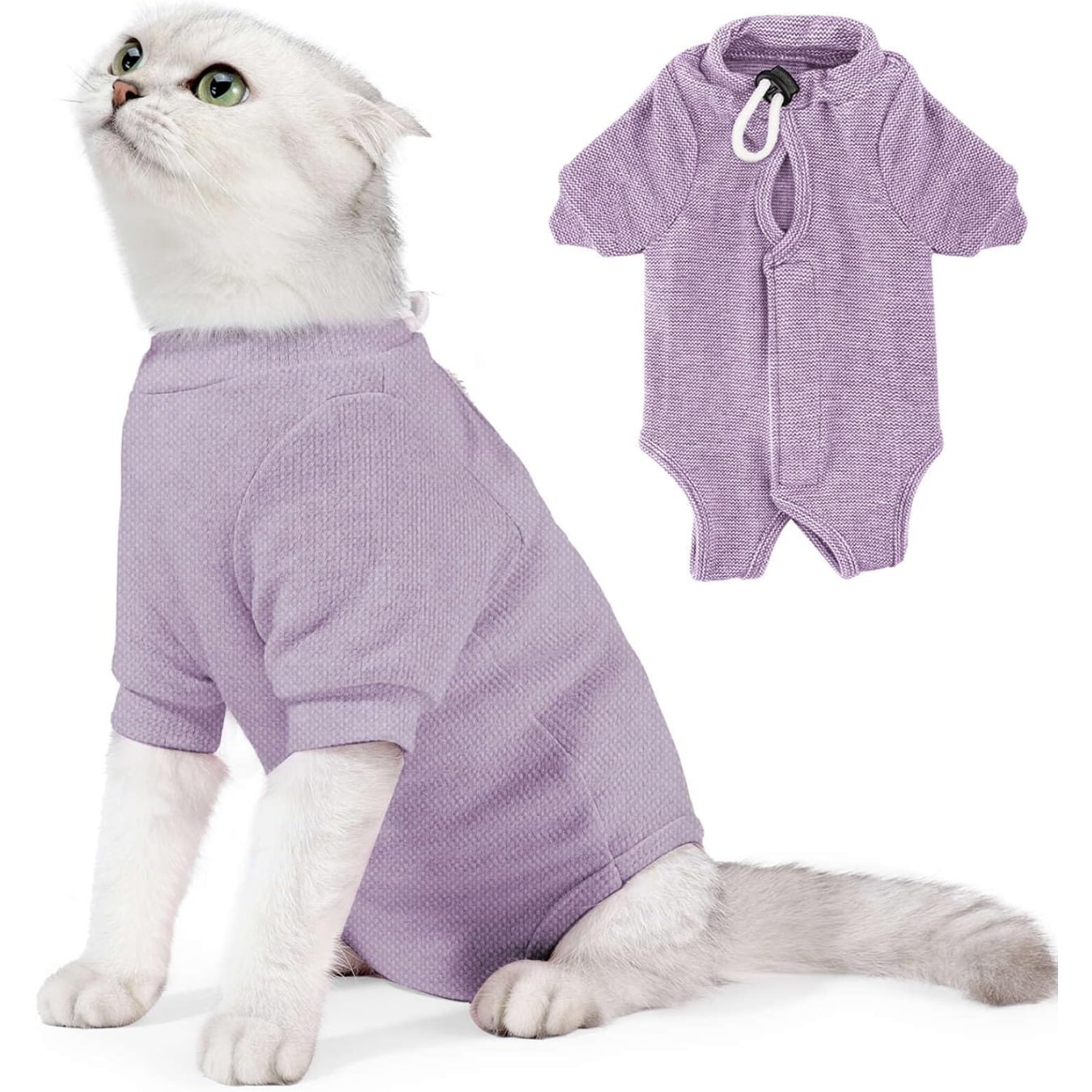 Cat Recovery Suit Female Cat Onesie for Cats After Surgery, Cat Surgery ...
