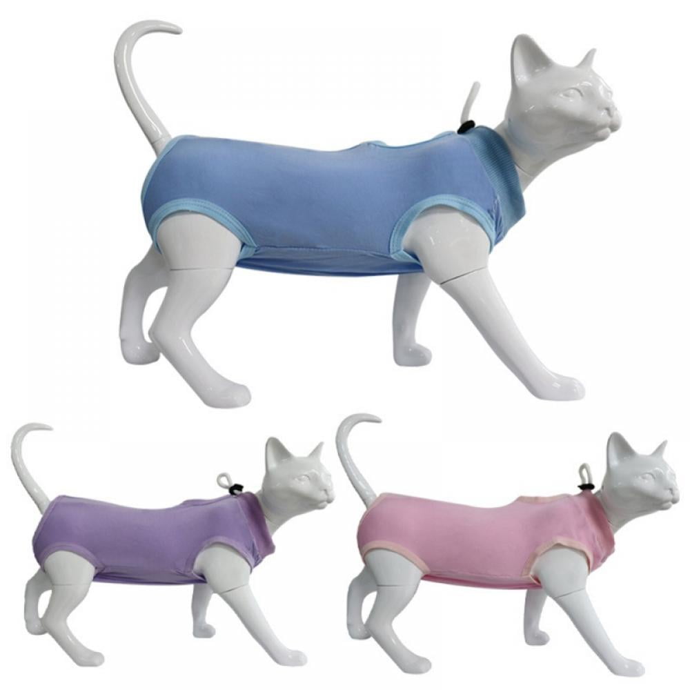 Cat Recovery Suit Jumpsuit Sterilization Care Pet Kitten Anti Bite ...