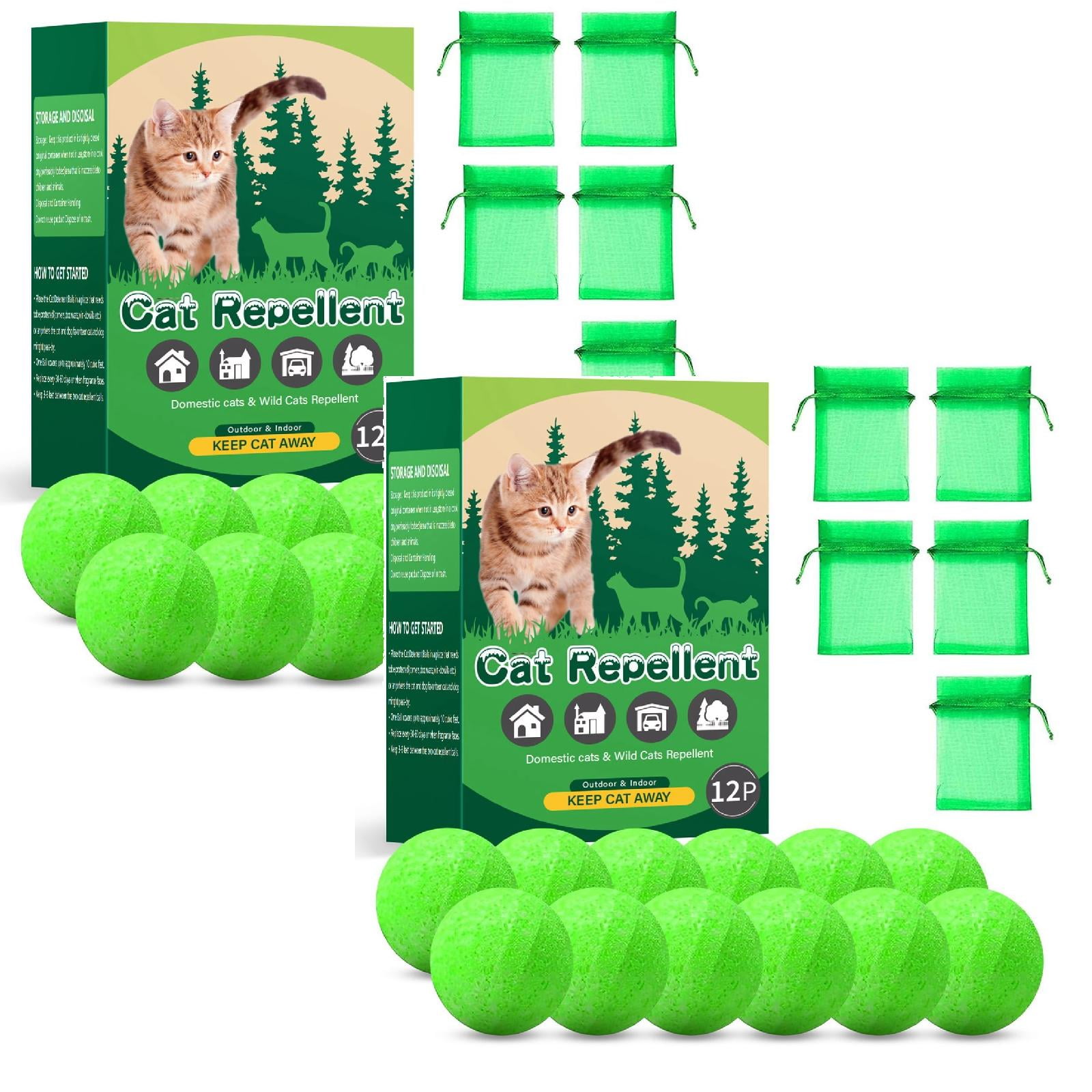 Cat Repellent Outdoor, Dog Repellent, Natural Peppermint Oil Cat&Dog ...