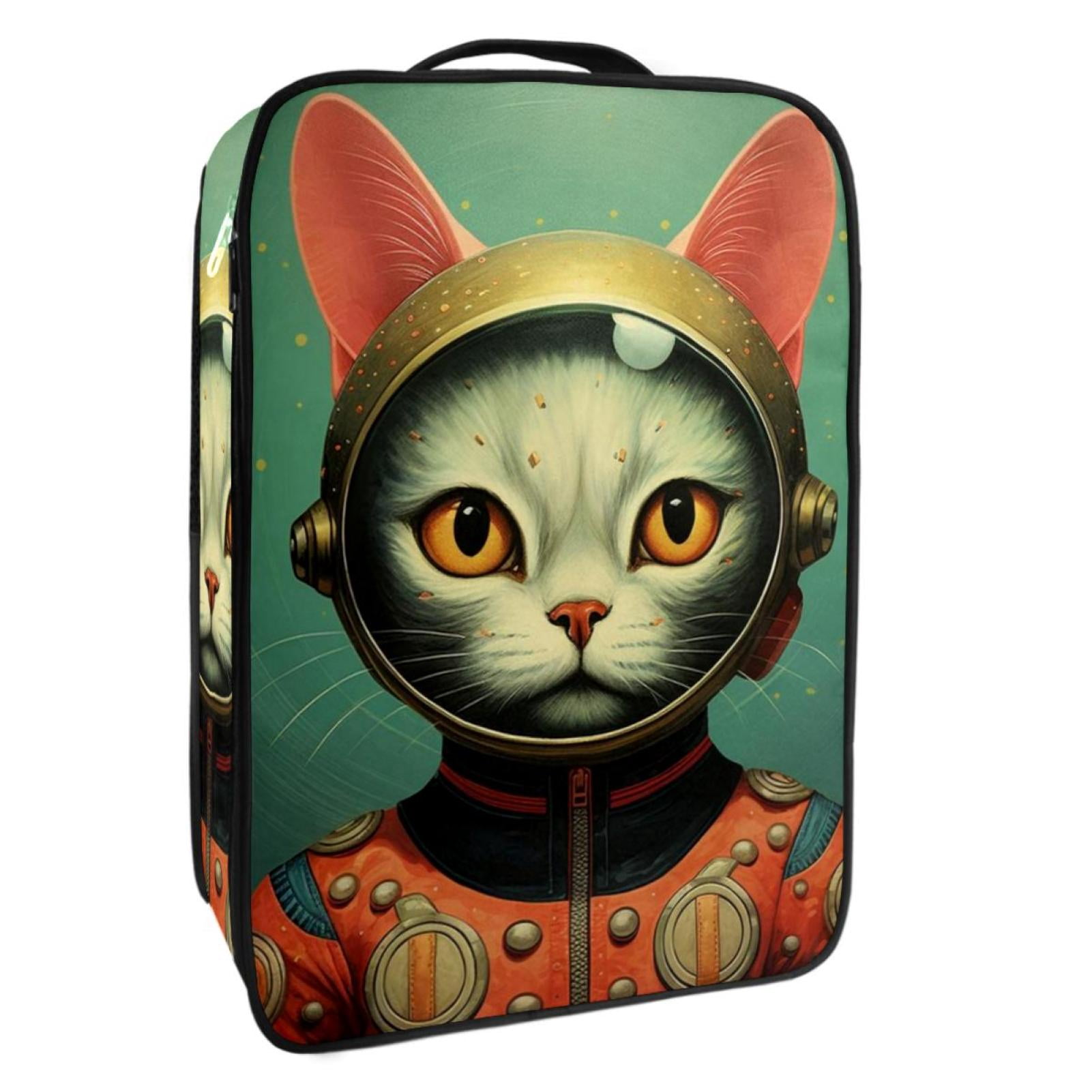 Cat Retro Durable Polyester Shoe Containers - 23x31cm/9x12in Shoe Boxes ...