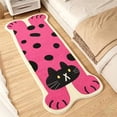 Cat Rug for Bedroom, Washable Cats Shaped Area Rug, Cute Cartoon Cat ...