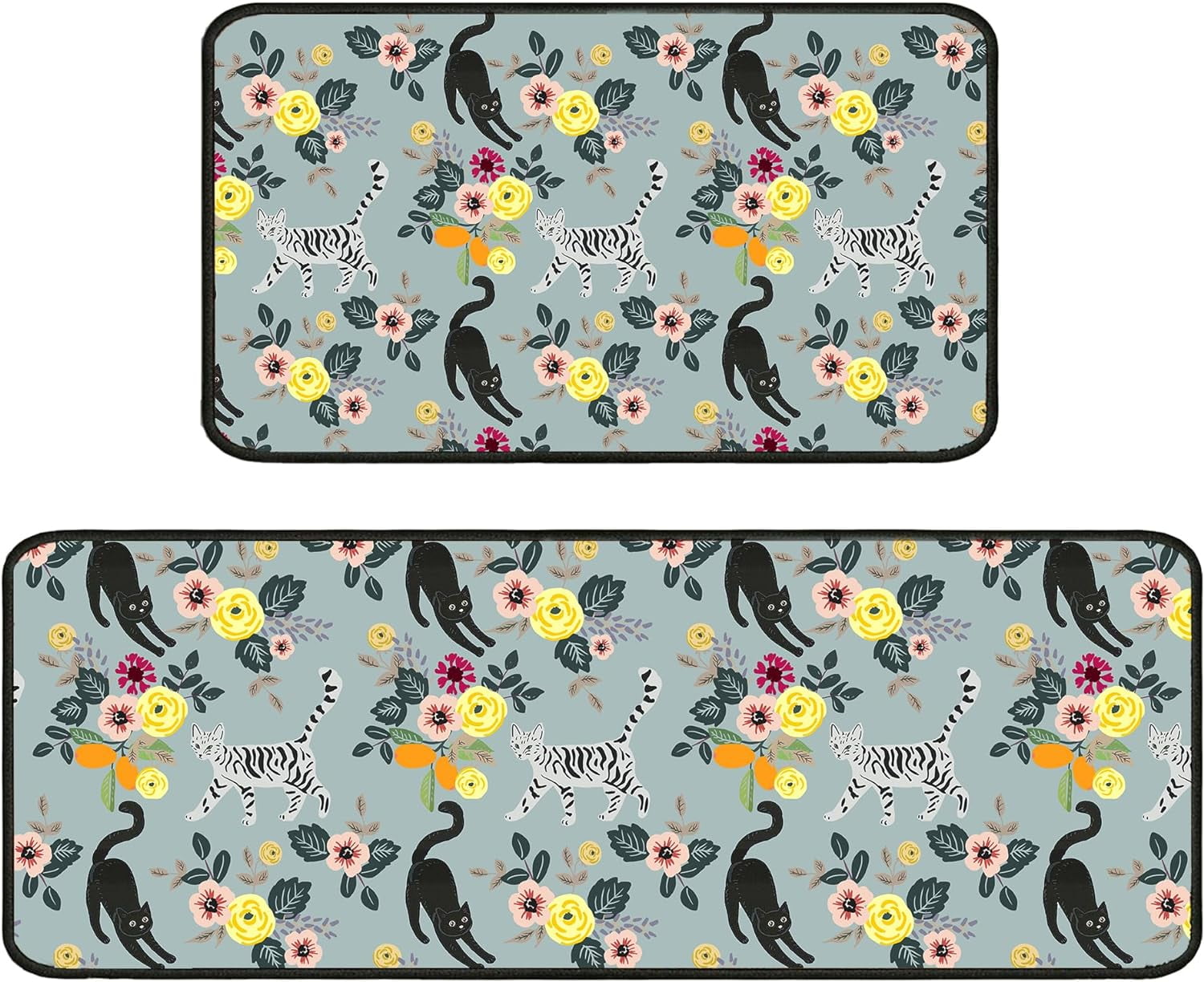 Cat Rugs and Mats Kitchen Floor Mats for in Front of Sink, Anti Fatigue ...