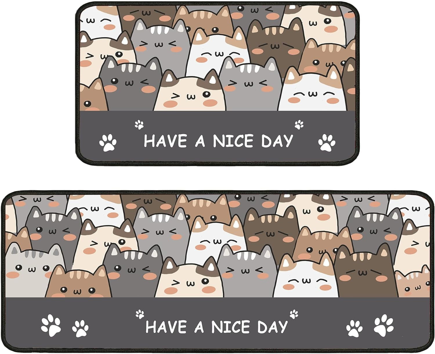 Cat Rugs and Mats Kitchen Floor Mats for in Front of Sink, Anti Fatigue ...