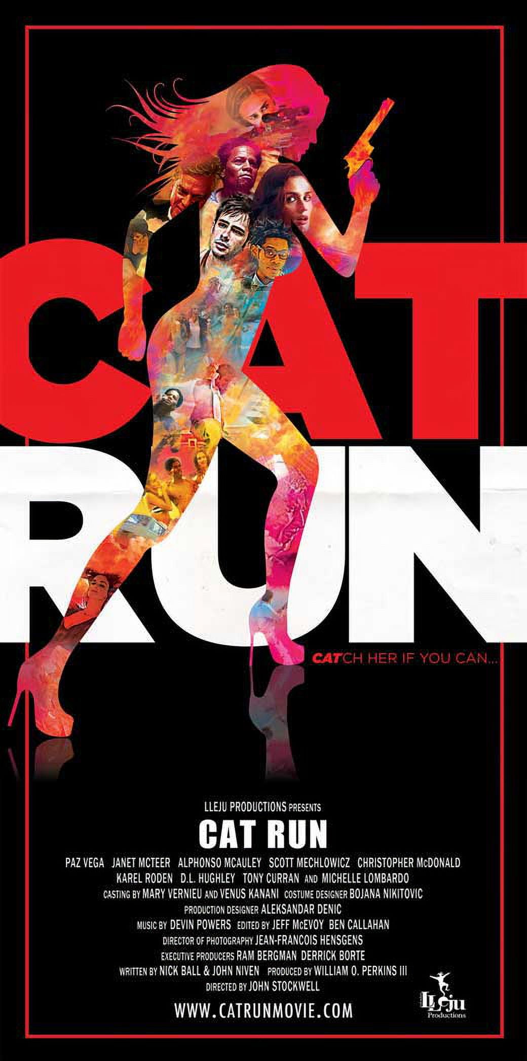 Cat Run - movie POSTER (Style A) (20" x 40") (2011) - Walmart.com