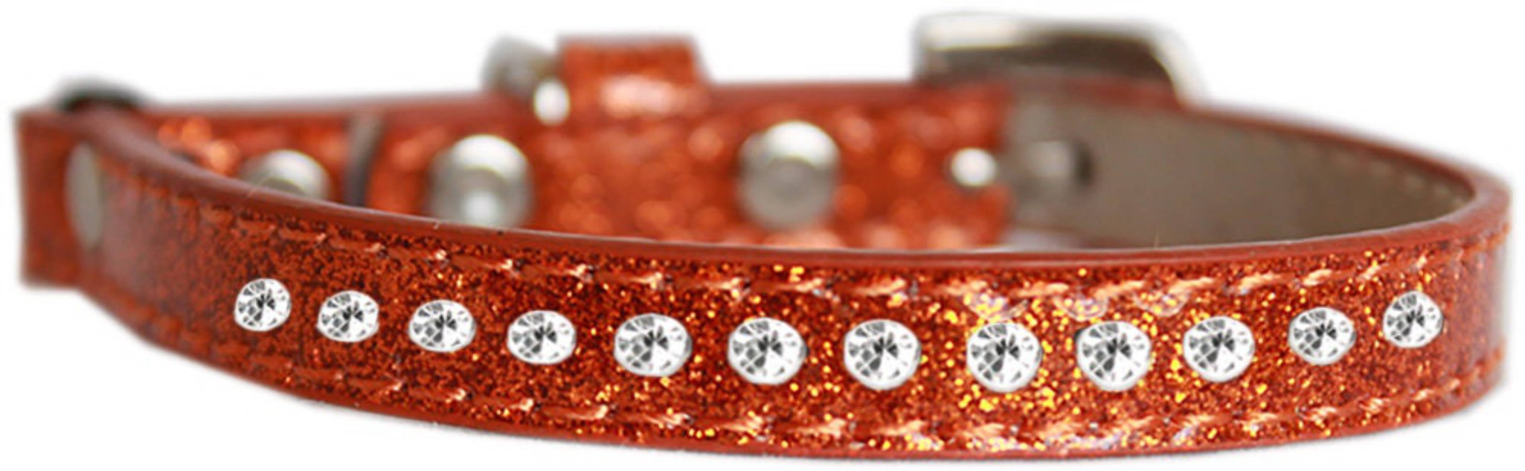 Cat Safety Ice Cream Collar, "One Row Clear Crystal" - Walmart.com