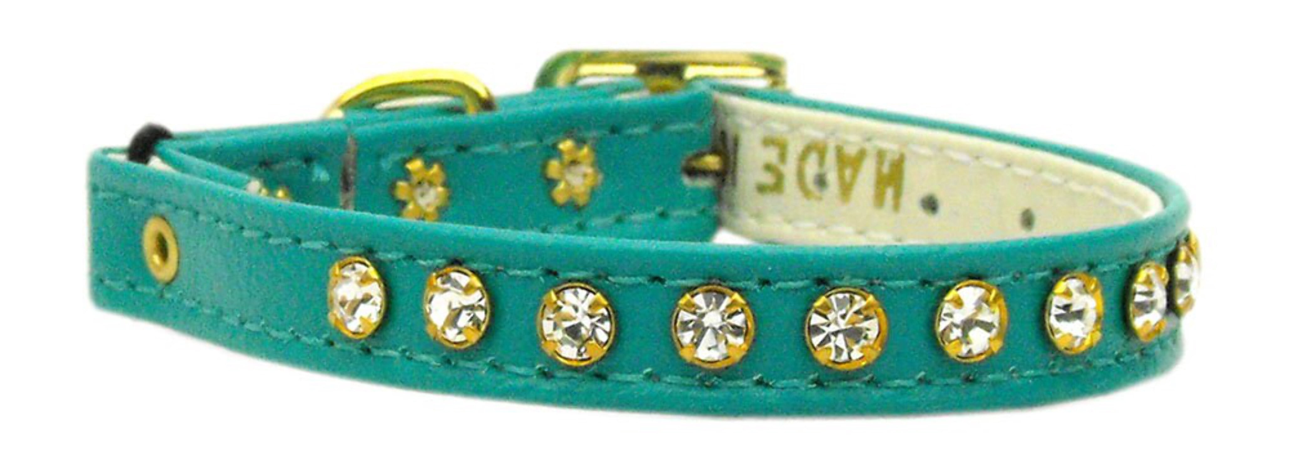 Cat Safety With Band Collar, "One Row Clear Crystal" - Walmart.com