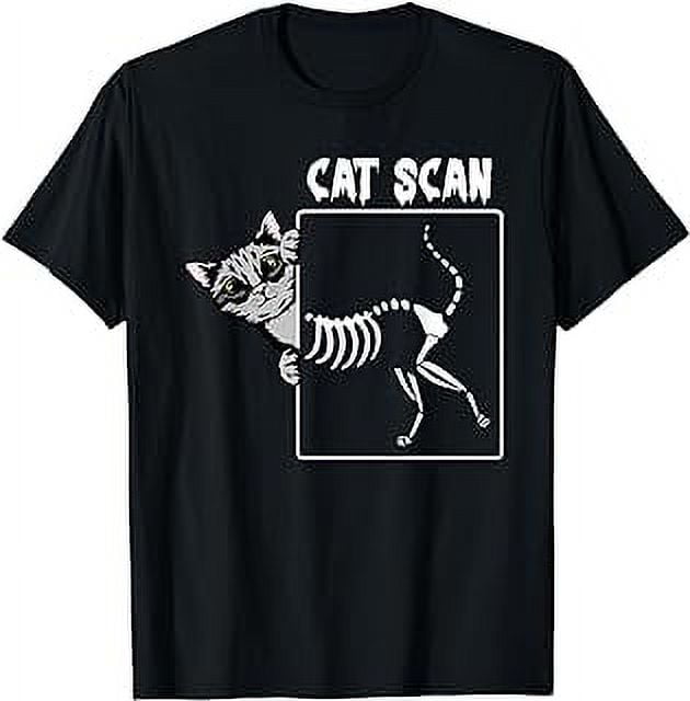 Cat Scan CT Funny Cat X Ray Pun Meme Rad Tech Cat Lover T-Shirt ...
