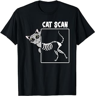 Cat Scan CT Funny Cat X Ray Pun Meme Rad Tech Cat Lover T-Shirt ...