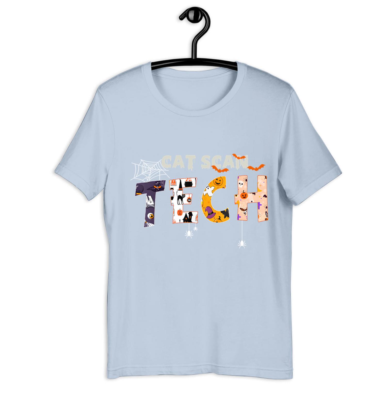 Cat Scan Tech Spider Fly Bat Funny Halloween Costume Shirt - Walmart.com