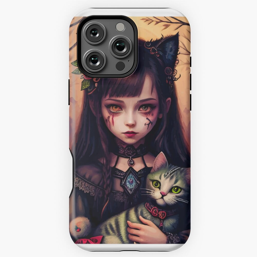 Cat Scratch Fever Rock Music Goth Phone Case for iPhone 16 15 14 13 12 ...