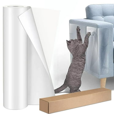 Lewondr Anti-Scratch Cat Tape, Clear Furniture Protector, 1pack ...