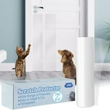 Cat Scratch Furniture Protector, 196"x8.4" Clear Premium Duty Door Cover Scratch Shield, Prevent ...
