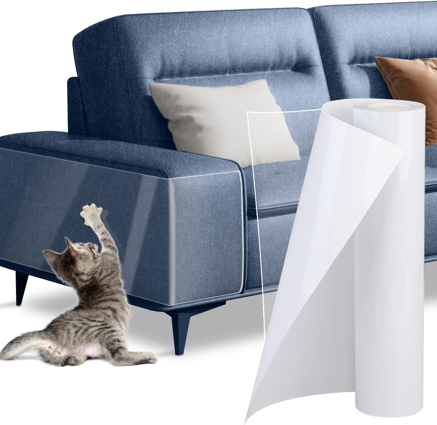 Cat Scratch Furniture Protector - Couch Protector from Cat Claws ...