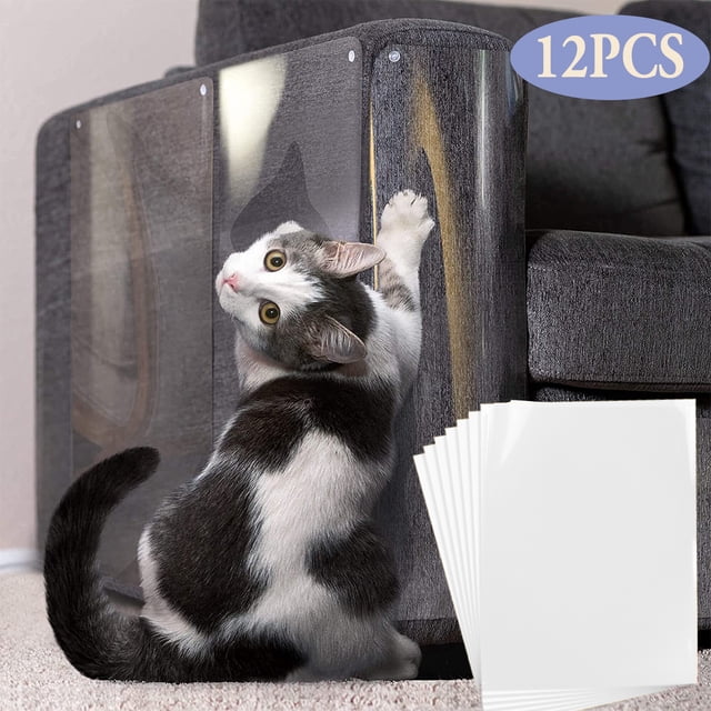 Cat Scratch Furniture Protector Couch Protector for Cat Self-Adhesive ...