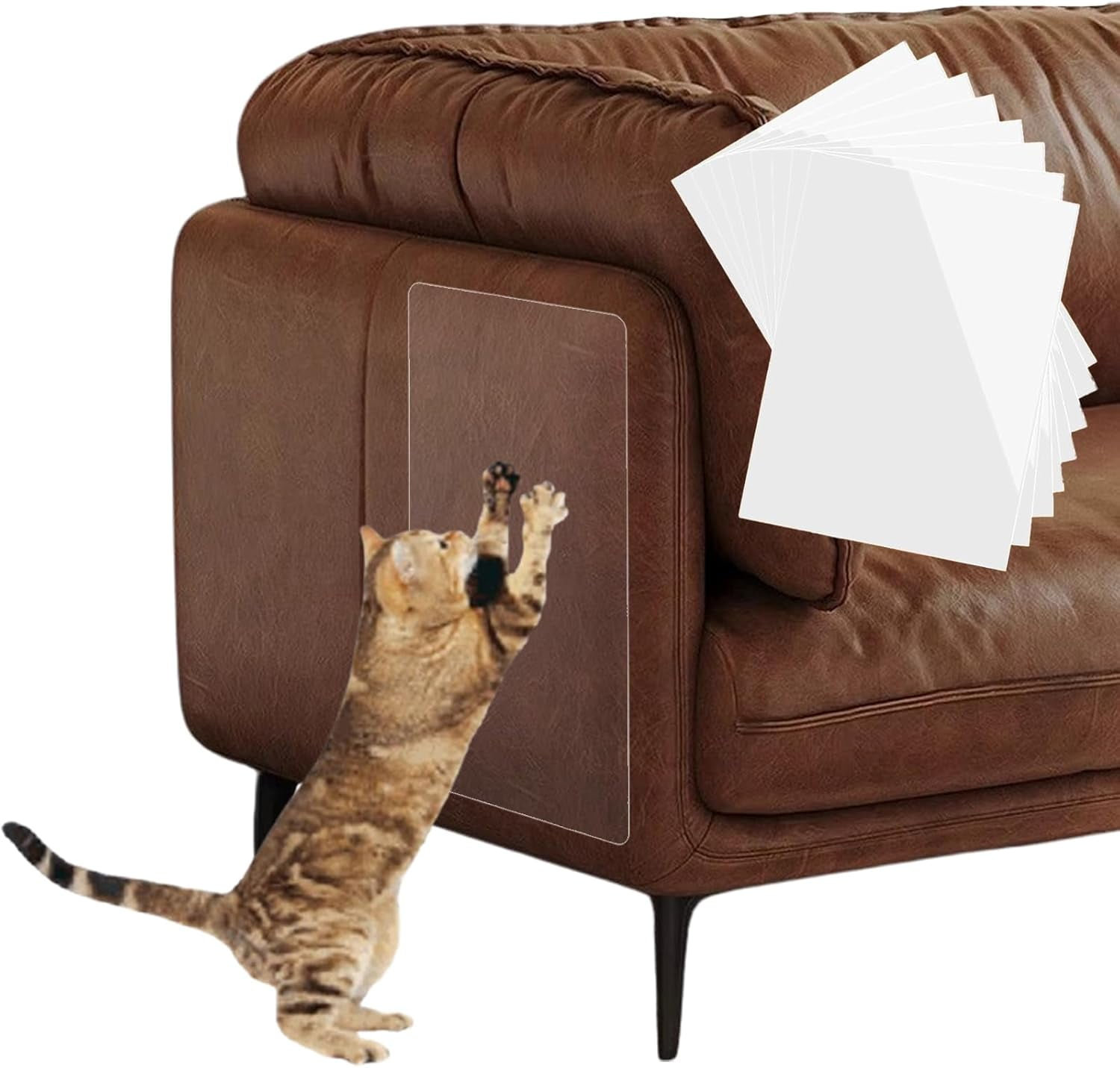 Cat Scratch Furniture Protector - Couch Protector from Cat Claws, Anti ...