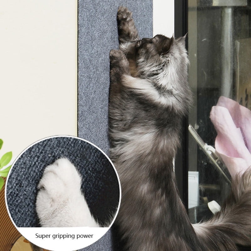 Cat Scratch Furniture Protector, Self-Adhesive Carpet Cats Scratch ...