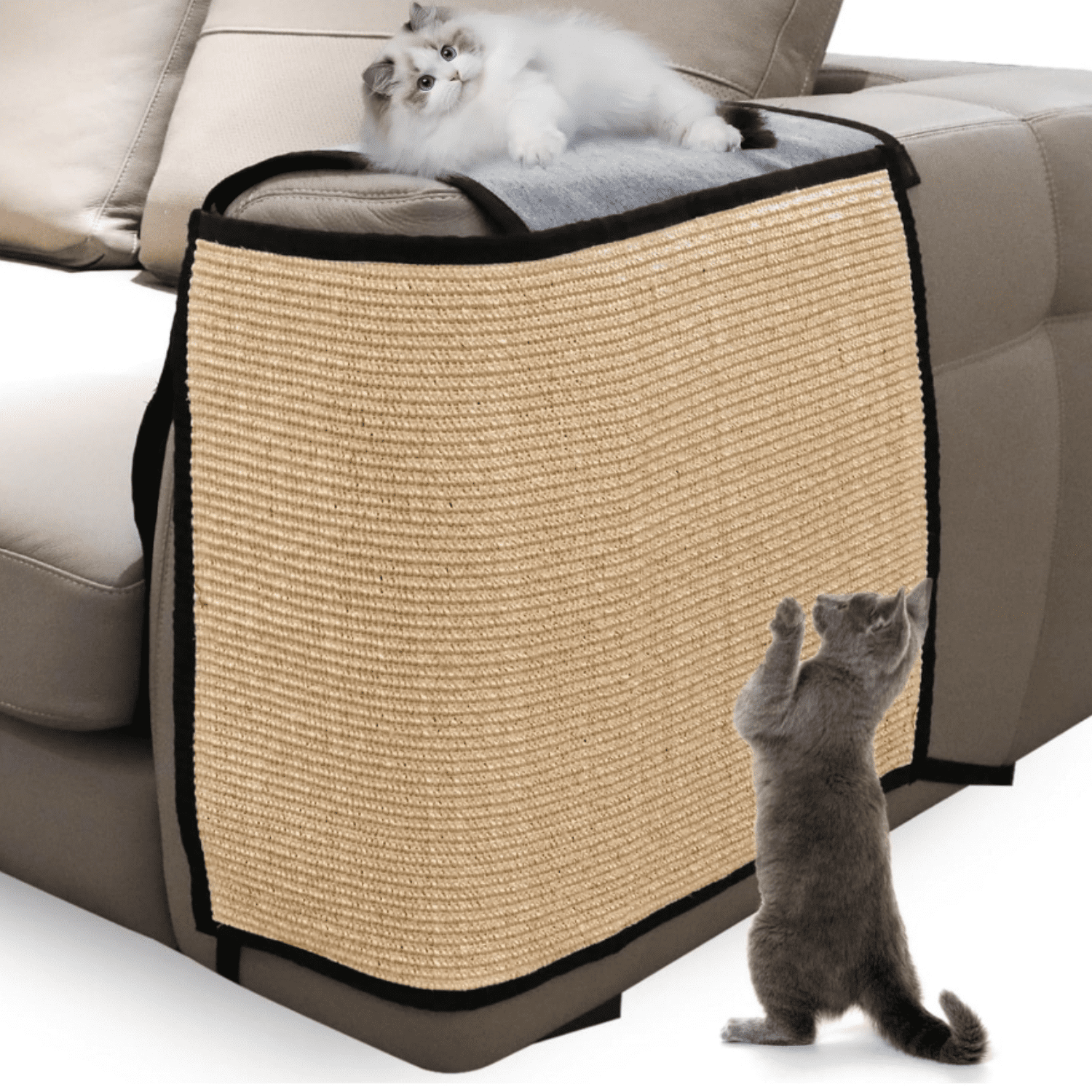 Cat Scratch Furniture Protector Sisal Anti-Scratching Mat for Sofa ...