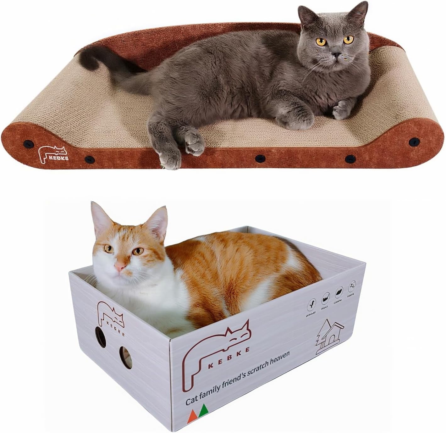 Cat Scratch Pad Felt Cat Scratcher for Indoor Cats Scratching Board ...