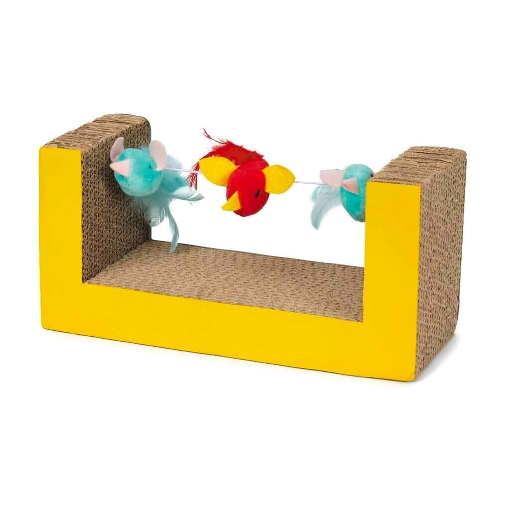 Cat Scratch Posts Pads Boxes Balls Toys Mice Birds or Flowers Catnip ...