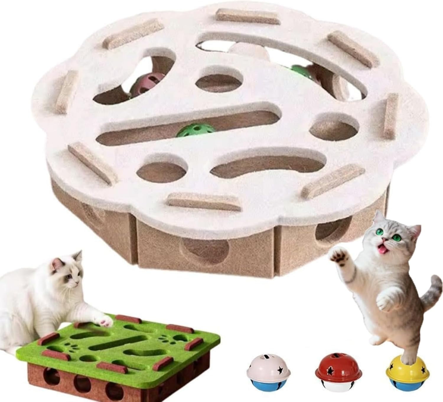 Cat Scratch Puzzle Enrichment Box, Cat Nail File Enrichment Box, Cats ...