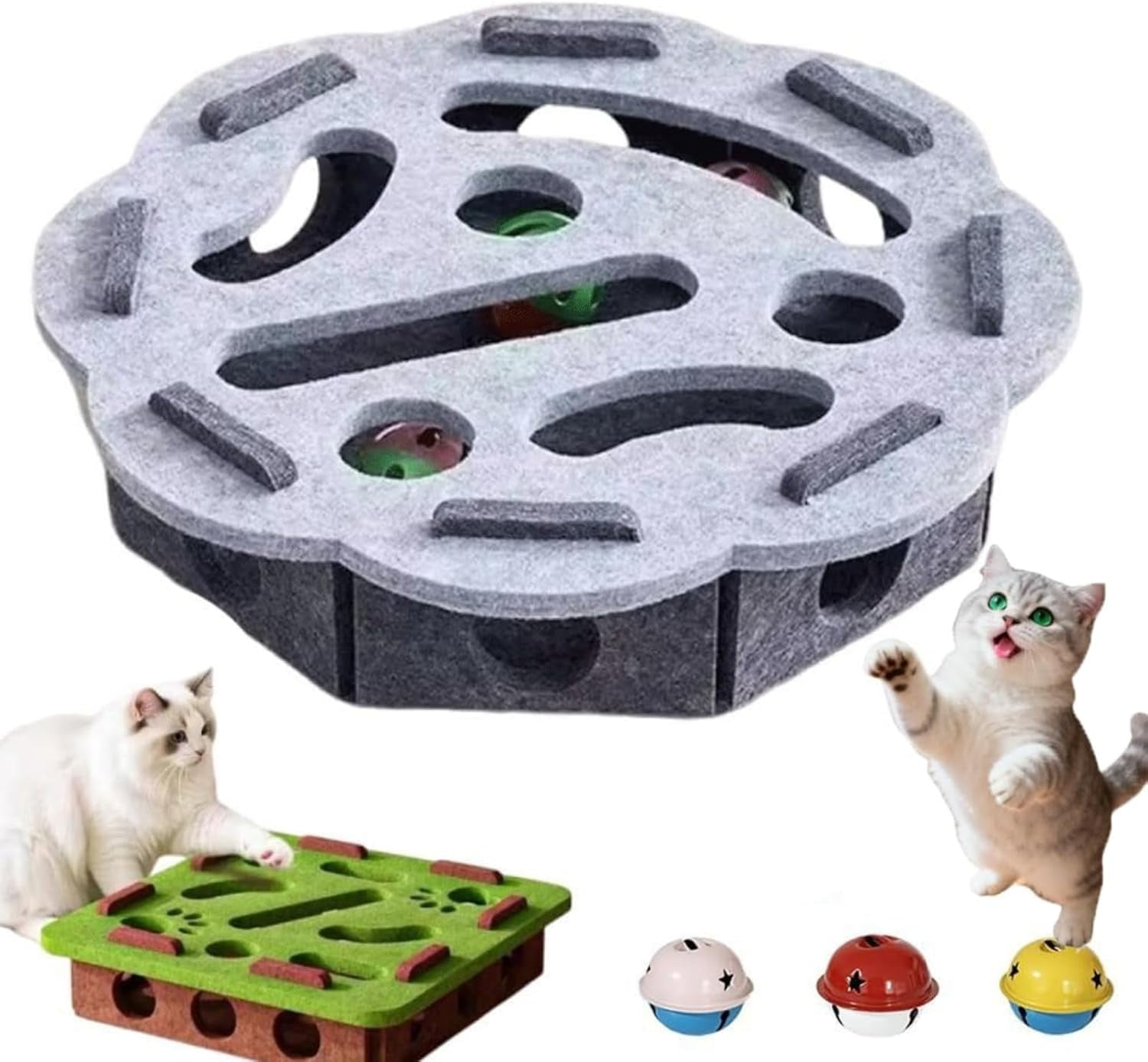 Cat Scratch Puzzle Enrichment Box, Cat Nail File Enrichment Box, Cats ...