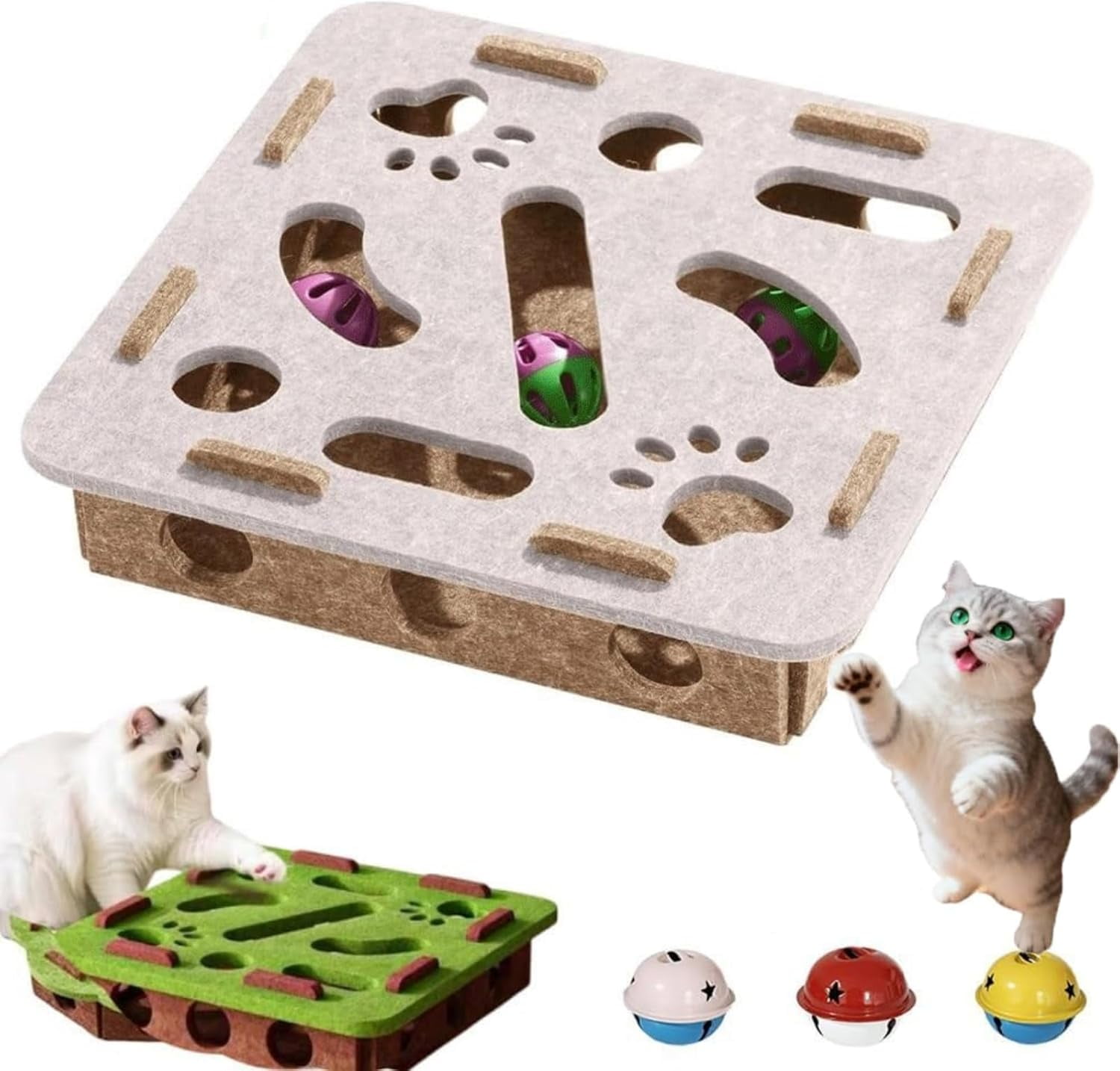 Cat Scratch Puzzle Enrichment Box, Cat Nail File Enrichment Box, Cats ...