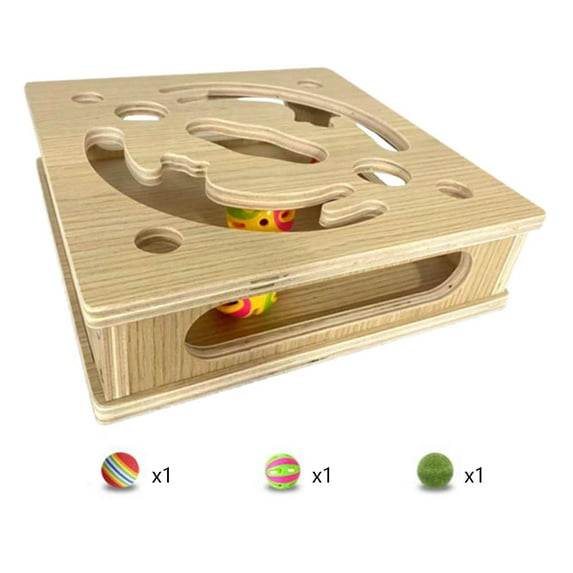 Cat Scratch Puzzle Enrichment Box, Cat Nail File Enrichment Box, Cats ...