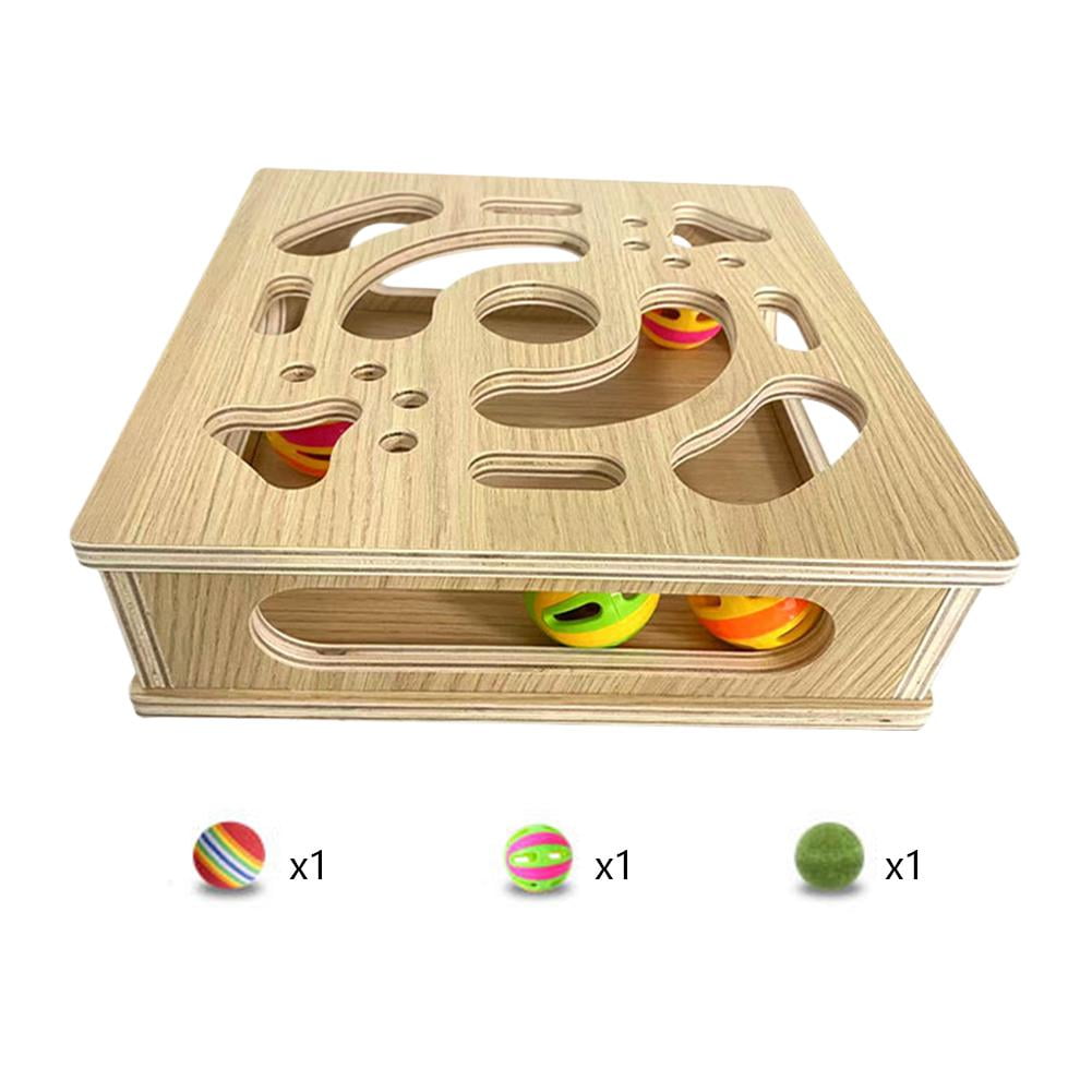 Cat Scratch Puzzle Enrichment Box, Cat Nail File Enrichment Box, Cats ...