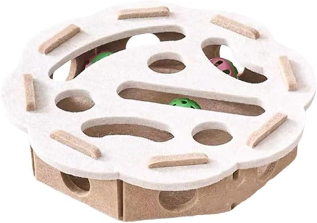 Cat Scratch Puzzle Enrichment Box, Puzzle Felt Maze BoxCat Toys, Cat ...