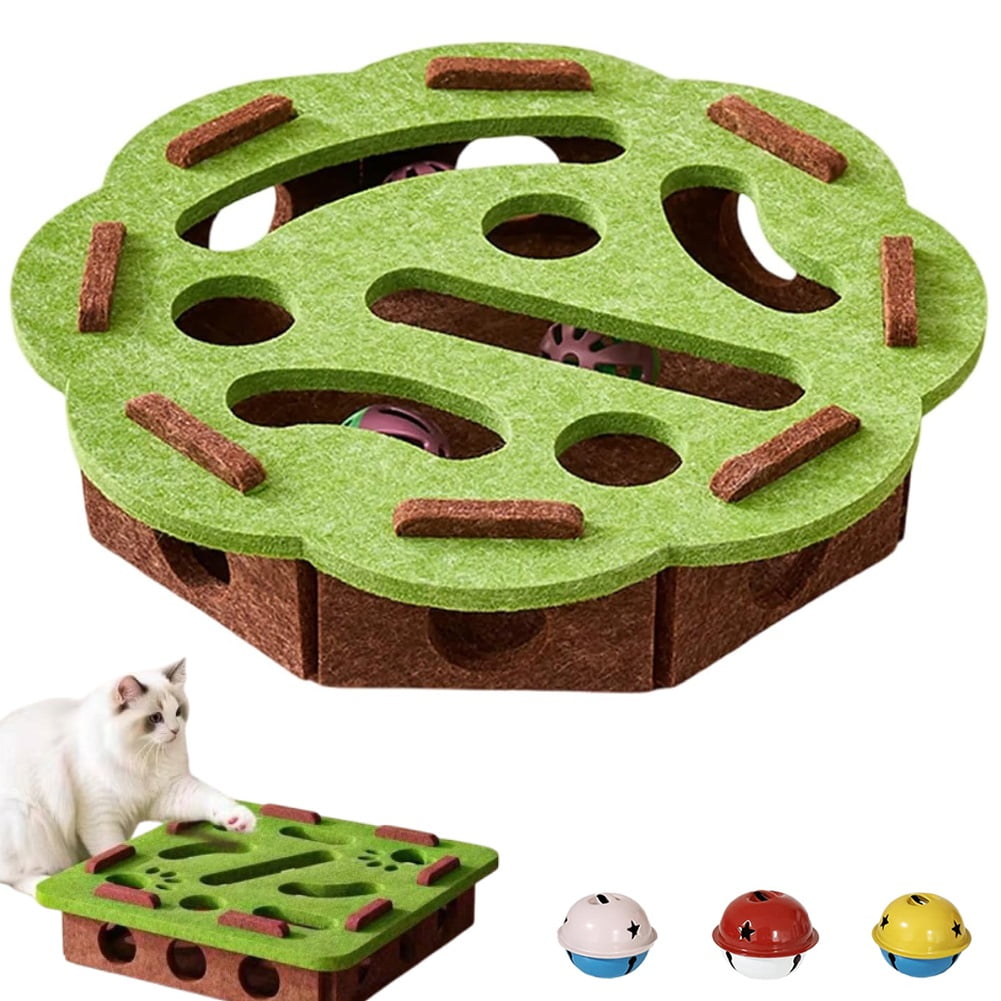 Cat Scratch Puzzle, Interactive Cat Scratch Puzzle Box, Self-Play Felt ...