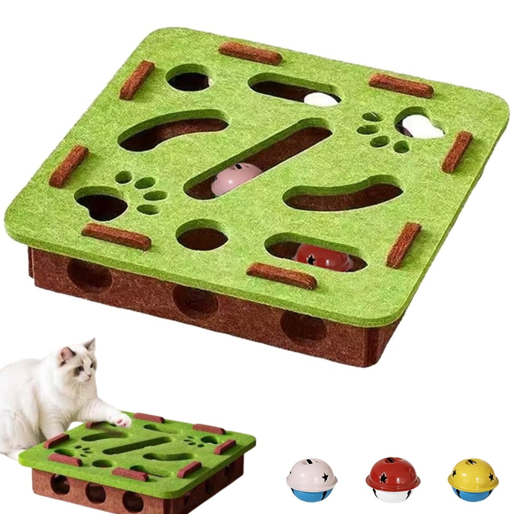 Cat Scratch Puzzle, Interactive Cat Scratch Puzzle Box, Self-Play Felt ...