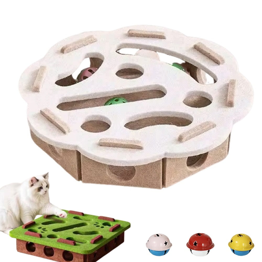 Cat Scratch Puzzle, Interactive Cat Scratch Puzzle Box, Self-Play Felt ...