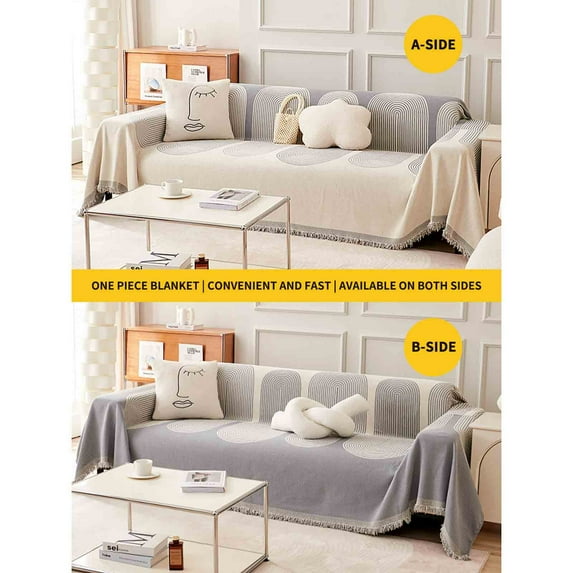 Cat Scratch Resistant Sofa Cover - Waterproof Non-Slip Couch Protector ...