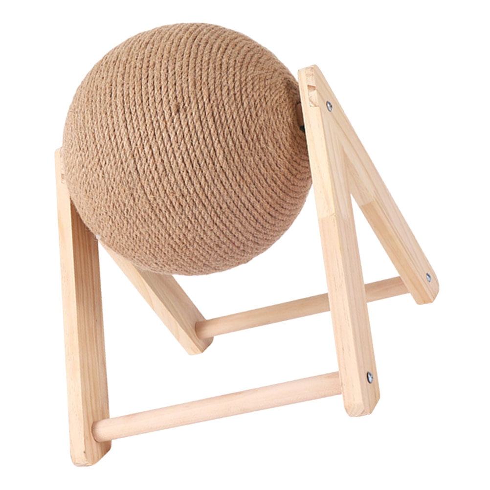 Cat Scratch Wheel Scratching Ball on Stand Scratcher Toy Pad Globe ...