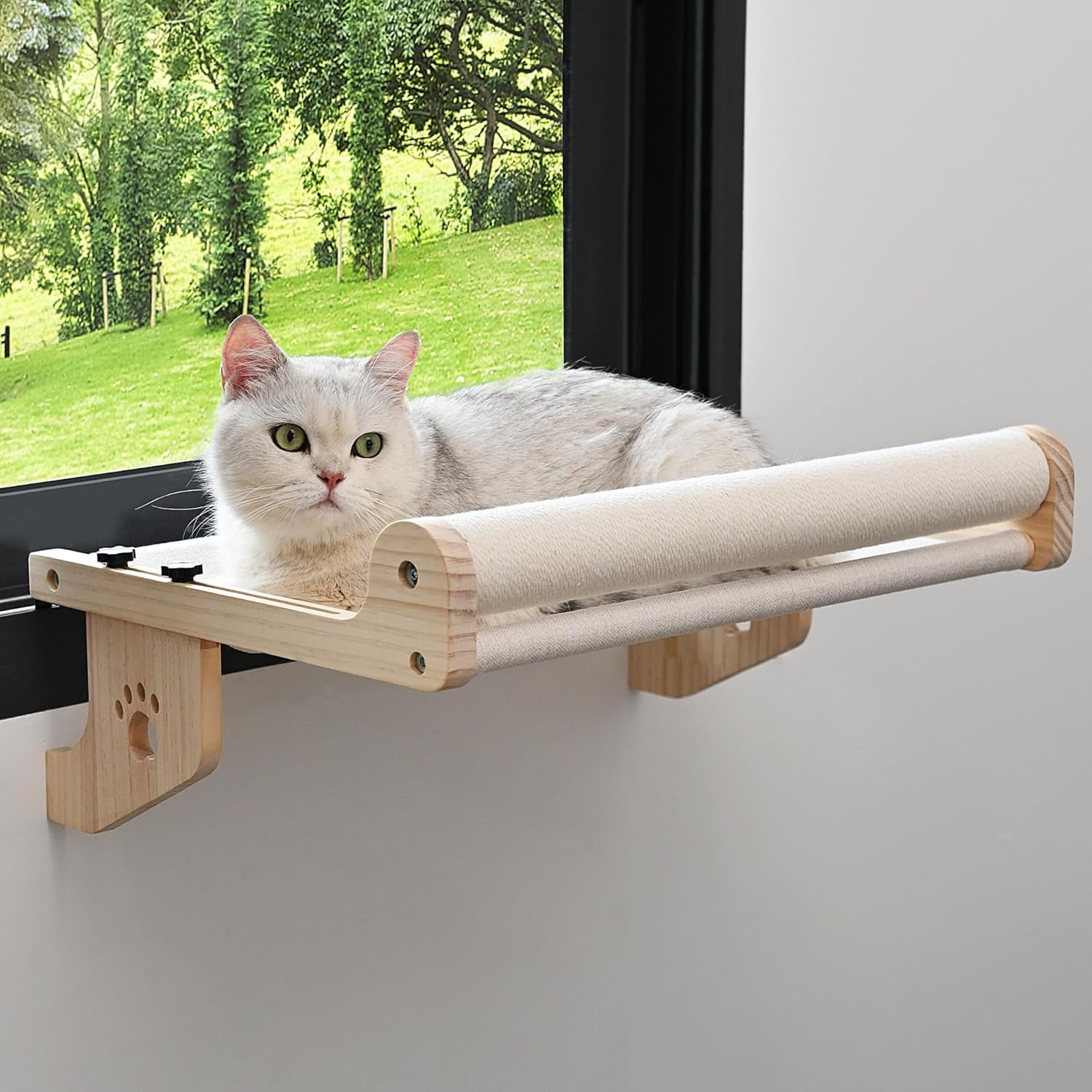 Cat Scratch Window Perch, Sturdy Cats Hammock for Window, Scratching ...