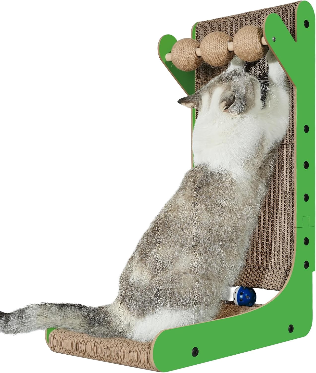 Cat Scratcher, 23.6 Inch Cat Scratching Post, L Shaped Vertical cat ...