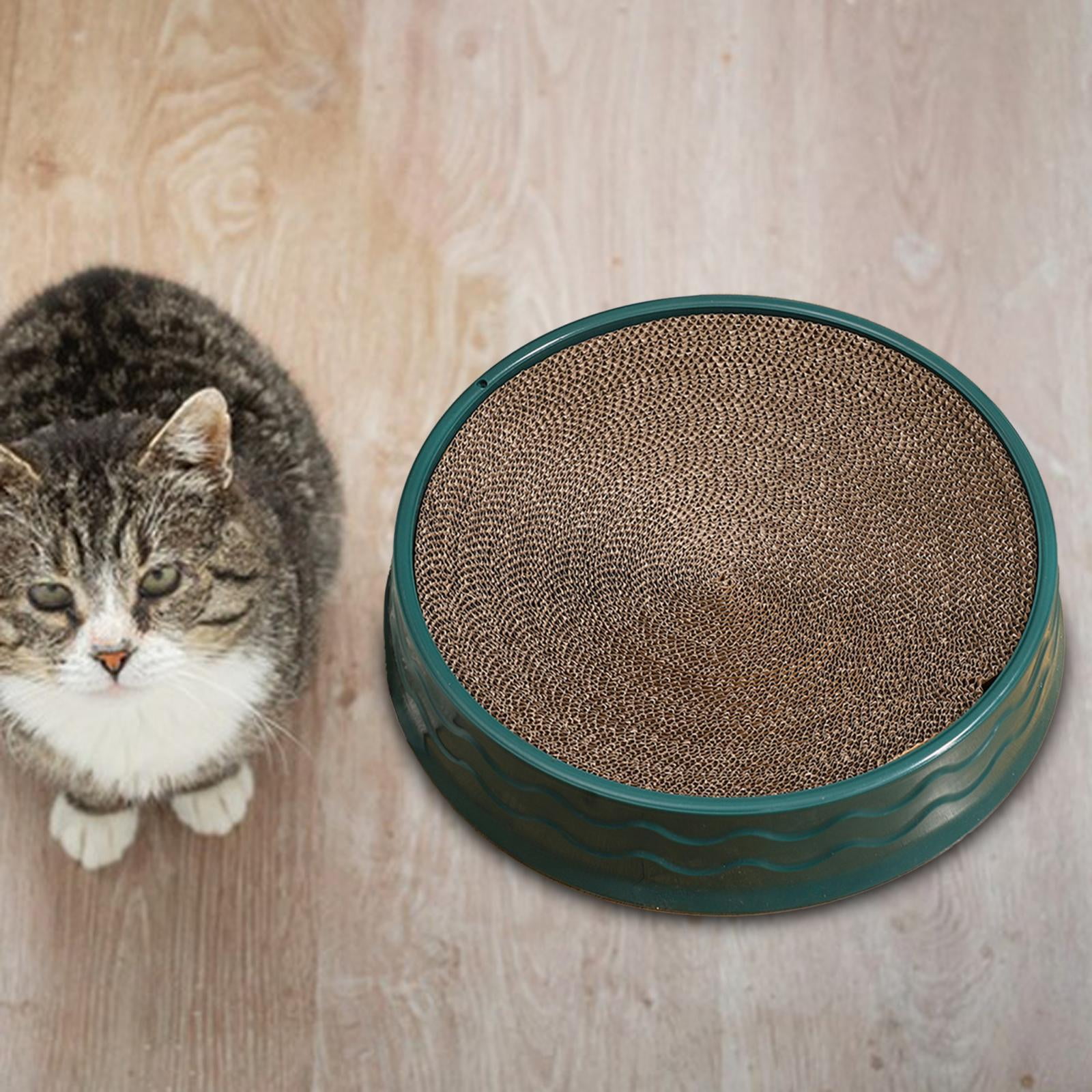 Cat Scratcher Bed Cat Lounger for Indoor Cats Couch 42x8.5cm Round ...