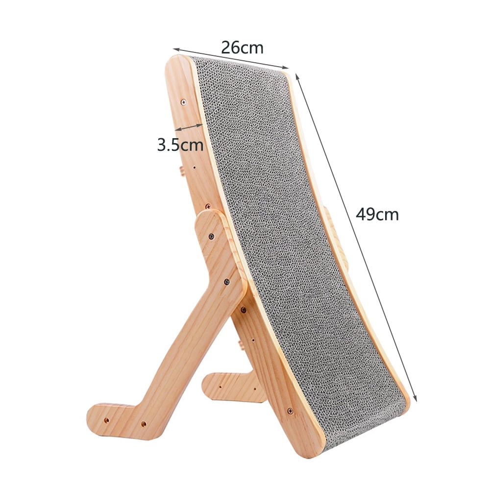 Cat Scratcher Board Wooden Frame Medium Cat Scratching Bed 3 In 1 ...