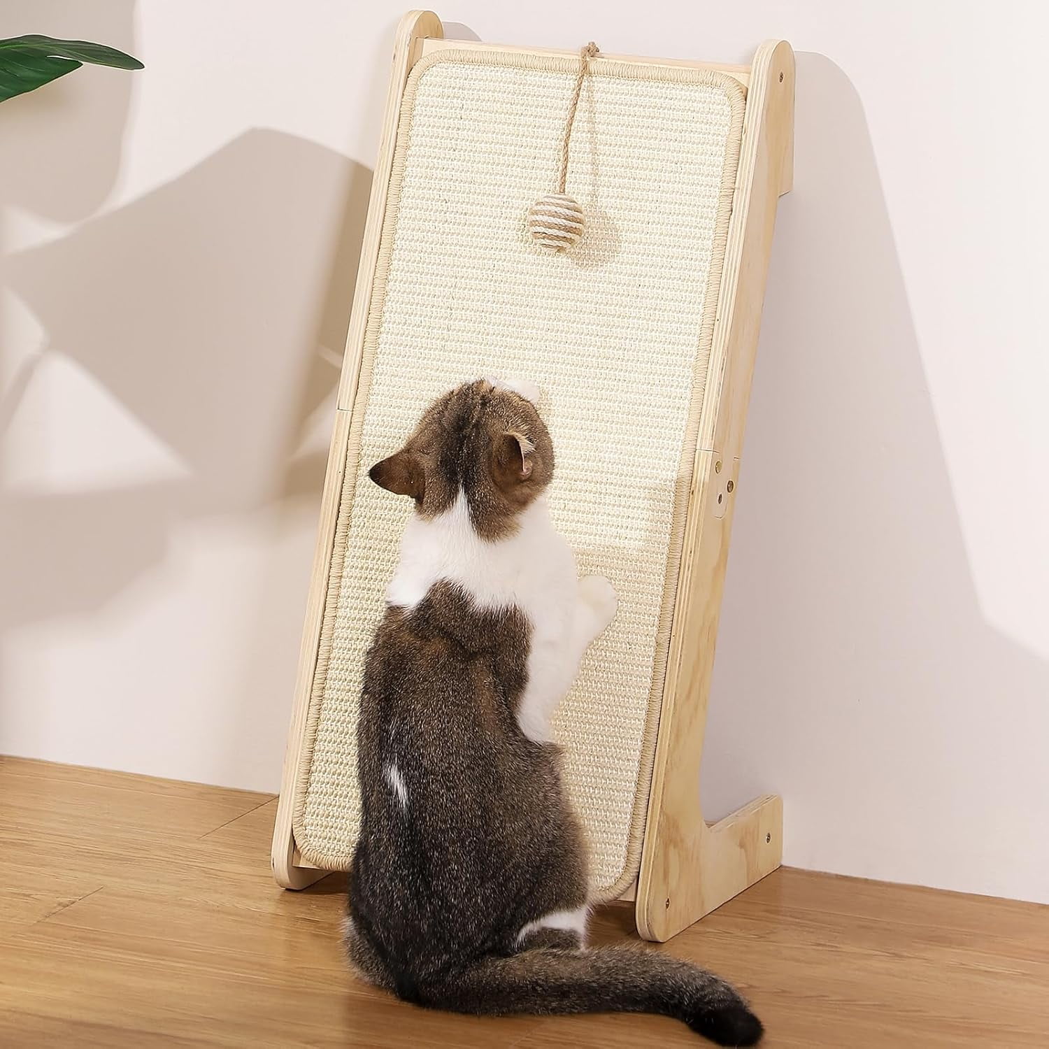 Cat Scratcher, Cat Scratching Ramp, L Shaped Cat Scratchers for Indoor ...