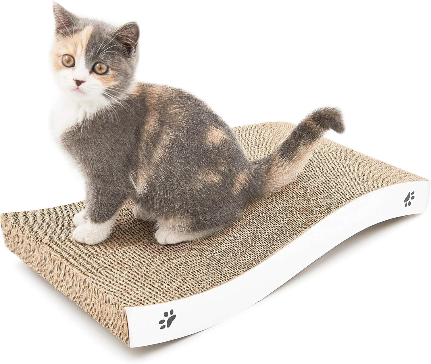 Cat Scratcher, Durable Scratch Pad, Corrugated Cardboard Scratching ...