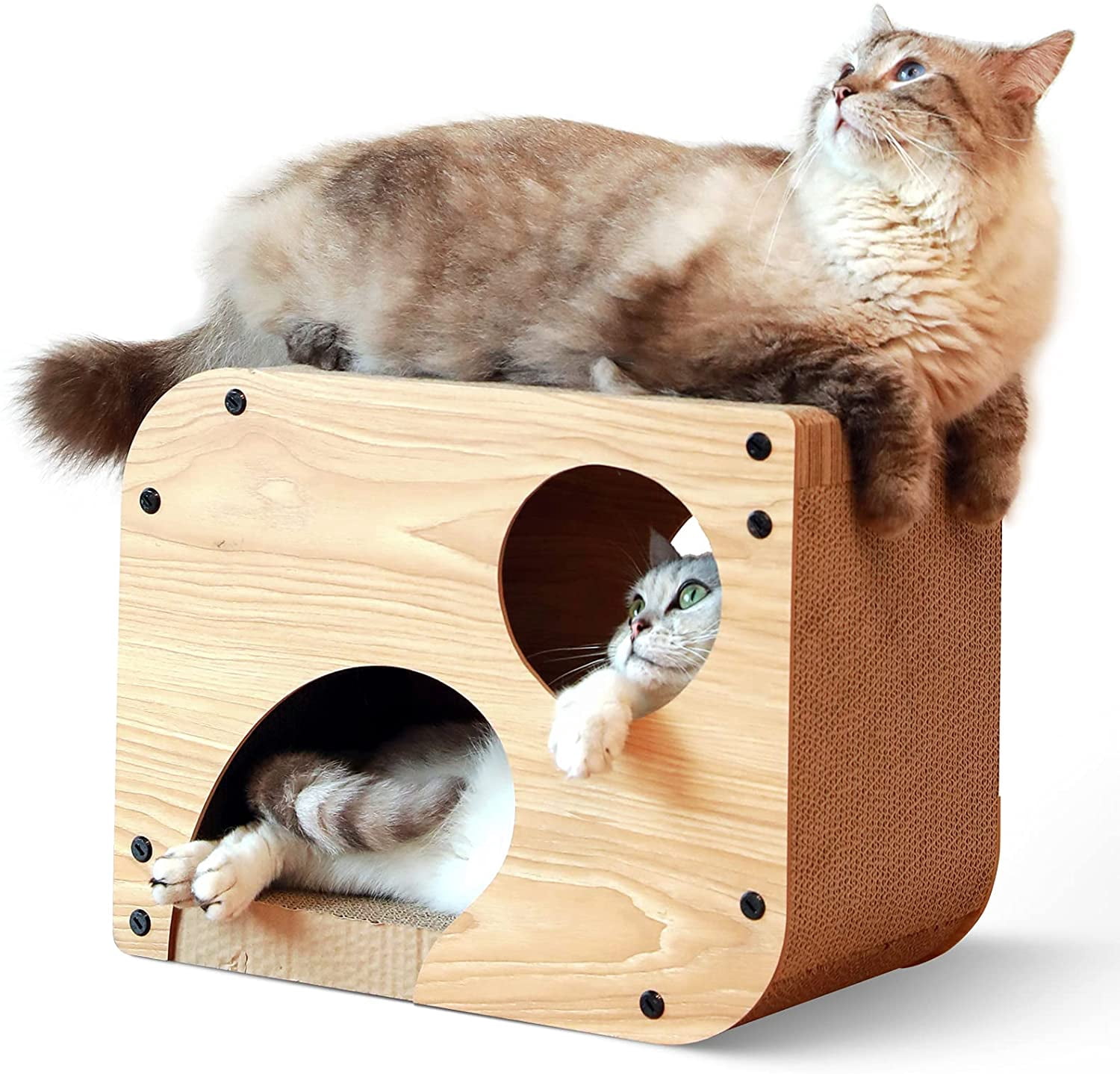 Cat Scratcher Lounge, 17.3 X 9.8 X 13.4 Inches Vertical and Horizontal ...